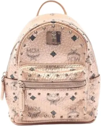 MCM Sac &agrave; dos Pre-owned - Femme - Pre-owned - Jaune - Taille: ONE Size