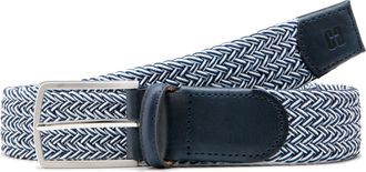 Club Of Comfort Herren G&uuml;rtel mit Stretch Funktion (73), Farbe:mittelblau (43), L&auml;nge:110