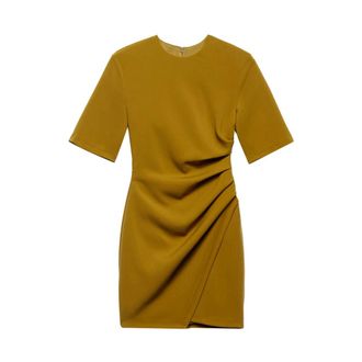 Aniye By Femme, Robes, Vert, Taille: 42 FR Mini Robe Verte avec Drap&eacute; Lat&eacute;ral