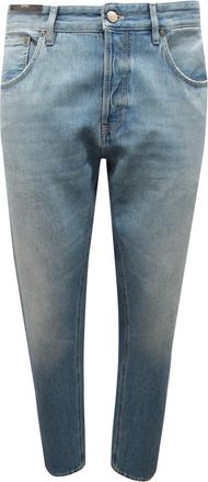 PT01 Pt01, Homme, Jeans, Bleu, Taille: W32 Reggae Tapered Jeans