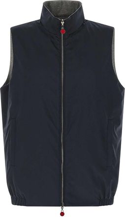 Kiton Gilet - Bleu