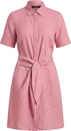 Ralph Lauren TIE-FRONT LINEN SHIRTDRESS