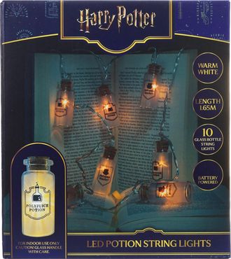 Blue Sky Studios Harry-Potter-Zaubertrankflaschen-Lichterkette, magische LED-Feenlichter f&uuml;r Schlafzimmer oder B&uuml;ro, Zauberwelt-Lichtset Geschenk f&uuml;r Fans