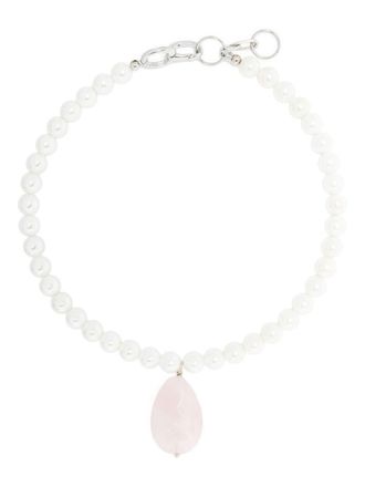 Atu Body Couture x Shir Fine Jewellery collier à perles - Blanc