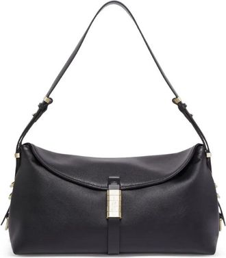 Pinko Pinko Hobo Bags - Medium Black Handbag With Curved Silhouette - Gr. unisize - in Schwarz - für Damen