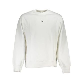 Calvin Klein Lang&auml;rmeliges Sweatshirt - - Sweatshirts & Hoodies - Herren - Wei&szlig; - XL