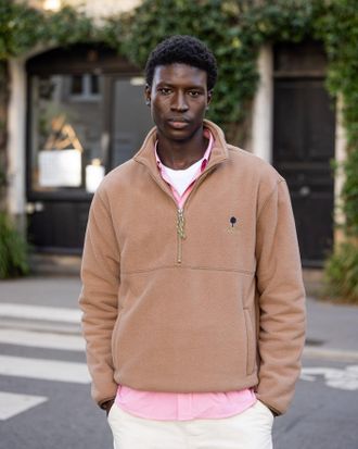 Faguo Polaire zipp&eacute;e taupe