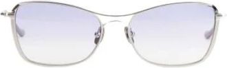 Matsuda Essenzielle Blau Verlauf Rechteckige Sonnenbrille - - Accessories - unisex - Grau - ONE SIZE