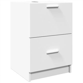 vidaXL Waschbeckenunterschrank Wei&szlig; 40x37x59 cm Holzwerkstoff Vidaxl 514711