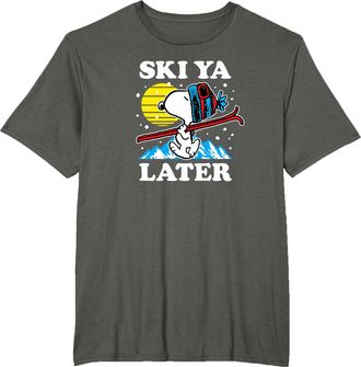 Peanuts Snoopy Ski Ya Later T-Shirt