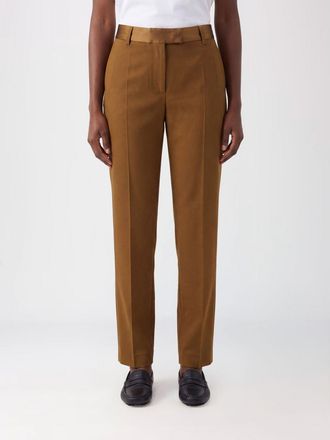 Alberto Biani Pantalon skinny de tailleur en coton et soie