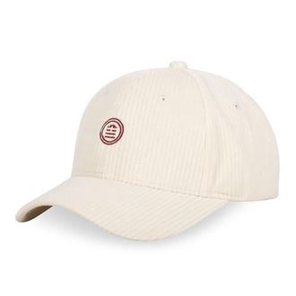Serge Blanco Casquette Homme Velours C&ocirc;tel&eacute;, Casquette Baseball, Original et Authentique, Blanc/Rouge TU