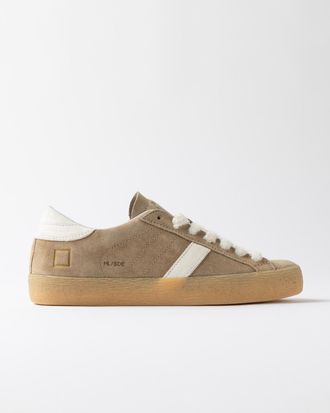 D.A.T.E. hill low suede camel