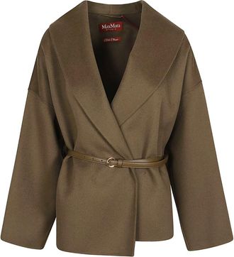 Max Mara Femme, Vestes, Vert, Taille: 44 FR Manteaux Max Mara Studio