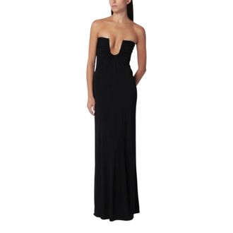 CHRISTOPHER ESBER Arced Palm tr&auml;gerloses Kleid - - Dresses - Damen - Schwarzk - M