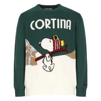 Saint Barth Homme, Pulls, Vert, Taille: XL Heron Crew Neck Sweater