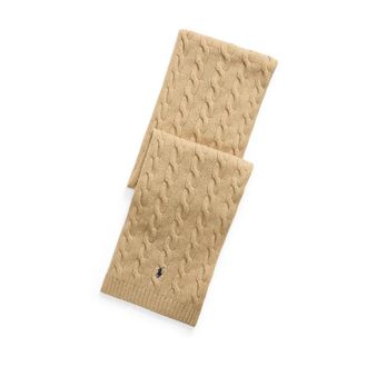 Polo Ralph Lauren &Eacute;charpe en laine et cachemire - Homme - Accessoires - Brun - Taille: ONE Size