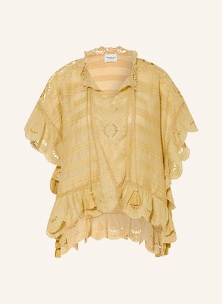 Isabel Marant Marant &Eacute;toile Blusenshirt Payton Mit Lochspitze beige