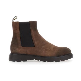 Doucal's Homme, Chaussures, Brun, Taille: 41 1/2 EU Goteborg Camoscio Beatles