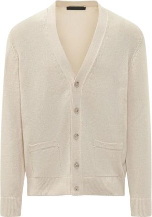 HUGO BOSS Homme, Pulls, Beige, Taille: M Cardigan col en V