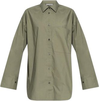 By Malene Birger Femme, Blouses et Chemises, Vert, Taille: 38 FR Derris Shirt