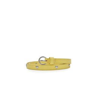 Fab By Fabienne Chapot Fabienne Chapot - Ceinture fine Amour Audacieux - Femme - Accessoires - Jaune - Taille: 85 CM