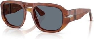 Persol Klassische Sonnenbrille schwarzer Rahmen - - Accessories - unisex - Braun - 56 MM