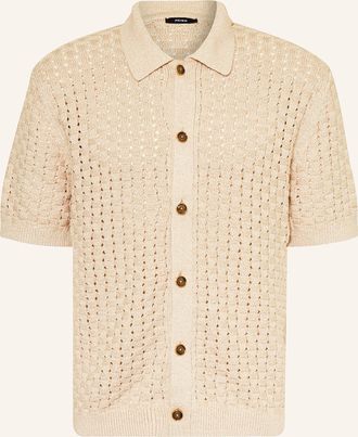 Reiss Reiss Strickhemd Toby Comfort Fit beige
