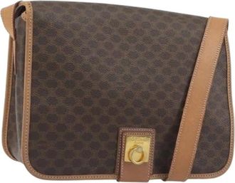 Celine Sac bandouli&egrave;re vintage doccasion - Femme - Pre-owned - Brun - Taille: ONE Size