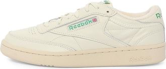 Reebok Herren Club C 1985 TV Sneaker, Chalk/Paperwhite/Glen Green, 37.5 EU