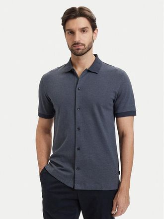 HUGO BOSS Hemd H-Powell 102 50560014 Dunkelblau Regular Fit