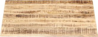 Generic TJROO Tischplatte 60x60 cm St&auml;rke 15-16 mm Mango-Massivholz Tabletop Esstischplatte M&ouml;belplatten Deckplatte Holzplatten Schreibtischplatten Esstisch H