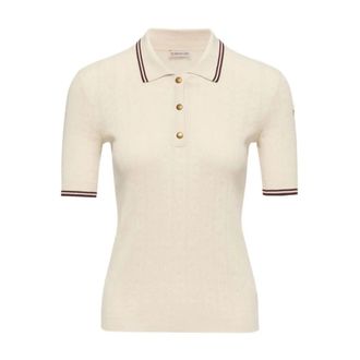Moncler Round-Neck Strickwaren - - Knitwear - Damen - Wei&szlig; - S