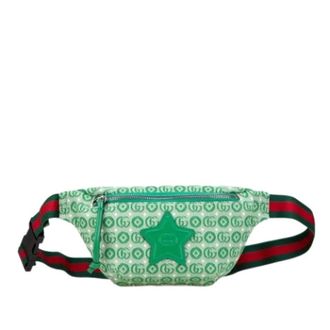 Gucci Sac Banane en Toile Pre-owned - Femme - Pre-owned - Vert - Taille: ONE Size