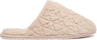 Calvin Klein Hausschuhe Home Slipper Fur Aop HW0HW03218 Beige