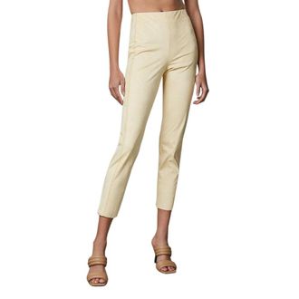 Patrizia Pepe Femme, Pantalons, Jaune, Taille: 38 FR Cropped Pantalons