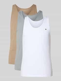 Tommy Hilfiger Regular Fit Tanktops aus reiner Baumwolle im 3-er-Pack
