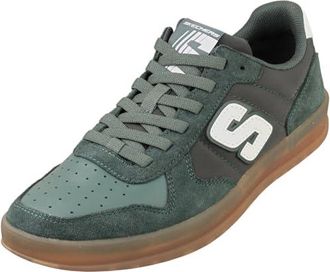 Skechers Baskets pour Homme, Chaussures de Sport, Vert, 42.5 EU