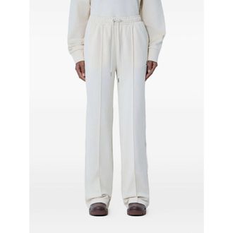 Moncler Femme, Pantalons, Beige, Taille: 38 FR Pantalon &agrave; Cordon de Serrage avec Patch Logo