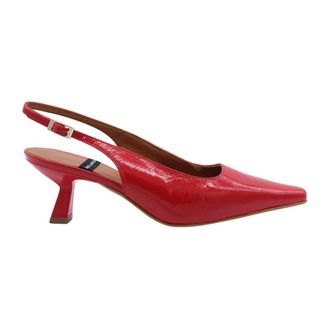 &Aacute;ngel Alarc&oacute;n Slingback Sandalen zum Salsa Tanzen - - Shoes - Damen - Rot - 37 EU