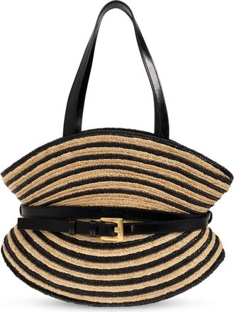 Balmain Femme, Sacs, Beige, Taille: ONE Size Shuffle Medium Bag