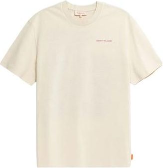 Gertrude T-shirt Leongeo droit col rond imprim&eacute; en coton