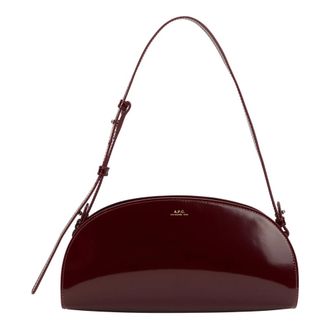 A.P.C. A.p.c. - Sac bandouli&egrave;re r&eacute;glable - Femme - Sacs - Rouge - Taille: ONE Size