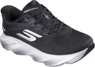 Skechers Baskets Aero Burst Hands Free Slip-ins pour Homme, Noir/Blanc, 42.5 EU