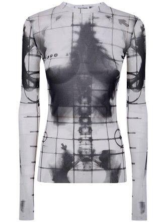 Jean Paul Gaultier t-shirt imprimé - Blanc