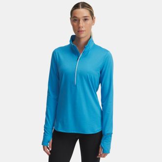 Under Armour QUnder Armourlifier.5-Zip-Oberteil f&uuml;r Damen Ether Blau / Reflektierend XS