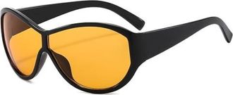 Generic Lunettes De Soleil Dext&eacute;rieur &Agrave; Monture Large For Hommes, For Les Vacances, D&eacute;placements Quotidiens, Le Sport Et Femmes(Yellow)