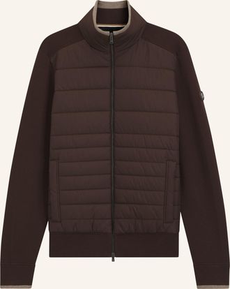 HUGO BOSS Strickjacke H-Facente Regular Fit braun