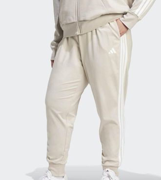 adidas adidas Performance Plus - Essentials - Pantalon de jogging &agrave; 3 bandes - Beige/blanc-Neutre