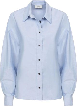 Âmè Femme, Blouses et Chemises, Bleu, Taille: 40 FR Mason Oxford Shirt